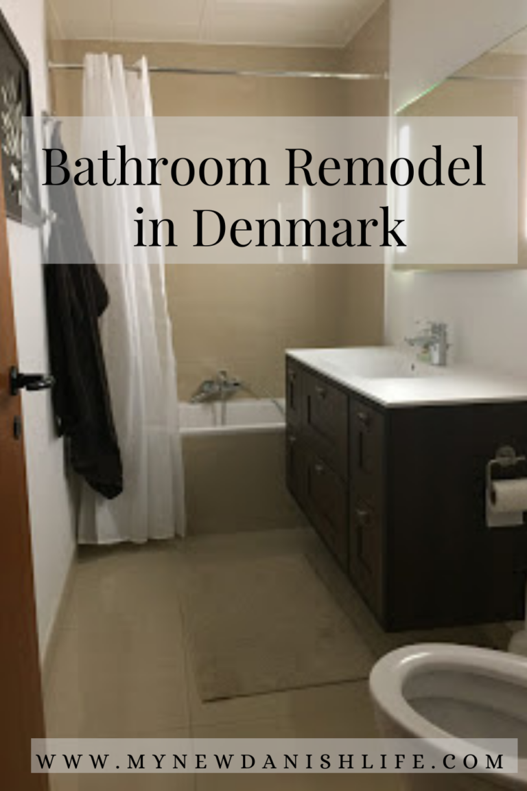 Living in Denmark: Bathroom Remodel - My New Danish Life